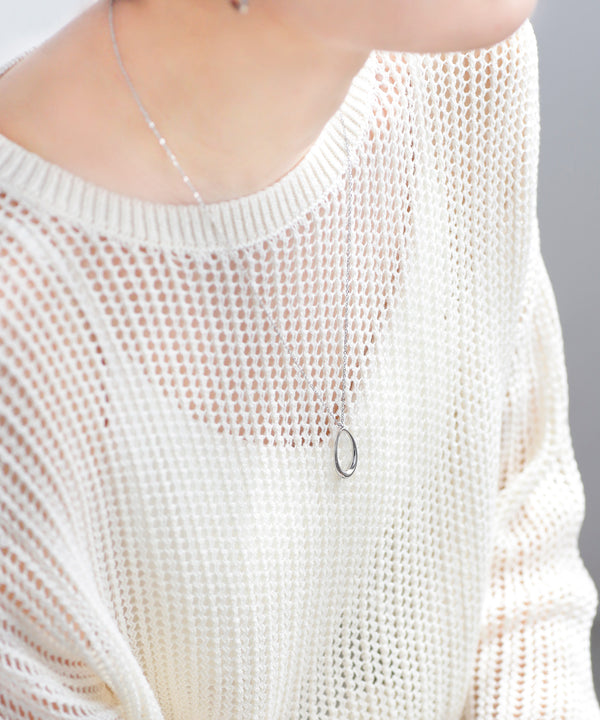 [ANEMONE] [Stainless Steel] Metal Circle Necklace | Anemone, Sienna ...