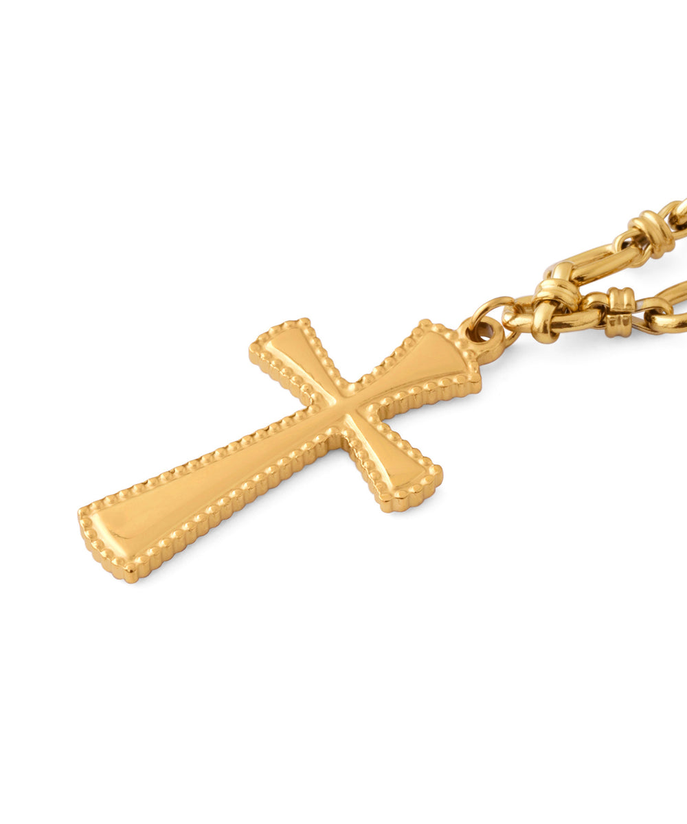 [ANEMONE] [Stainless Steel] Double Cross Necklace | Anemone, Sienna ...